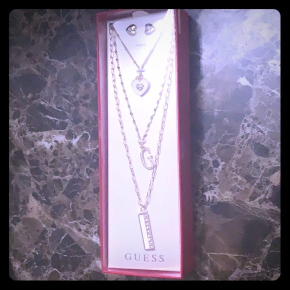 Guess | Jewelry | Nwt Guess Necklace Set | Poshmark